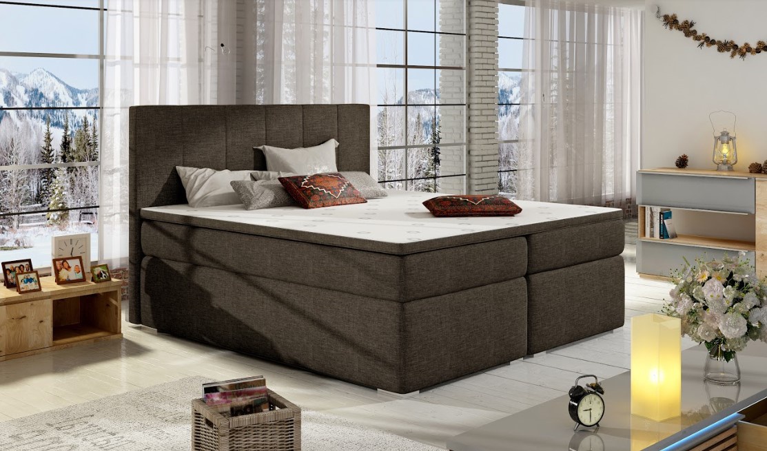 Postel Boxspring BOLERO 160x200 Sawana 26 - Nabytek-forliveshop.cz